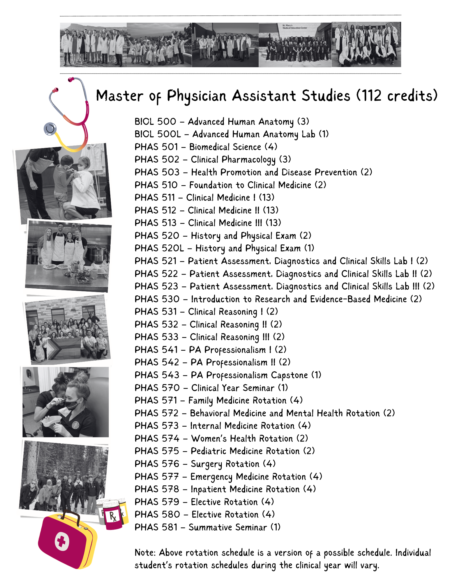 Physician Assistant Curriculum | Colorado Mesa University